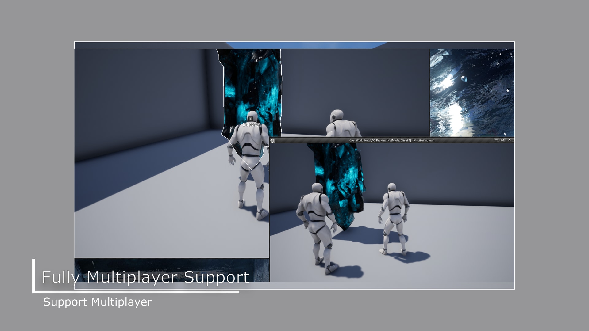 Multiplayer Open World Portal System V2 in Blueprints - UE Marketplace