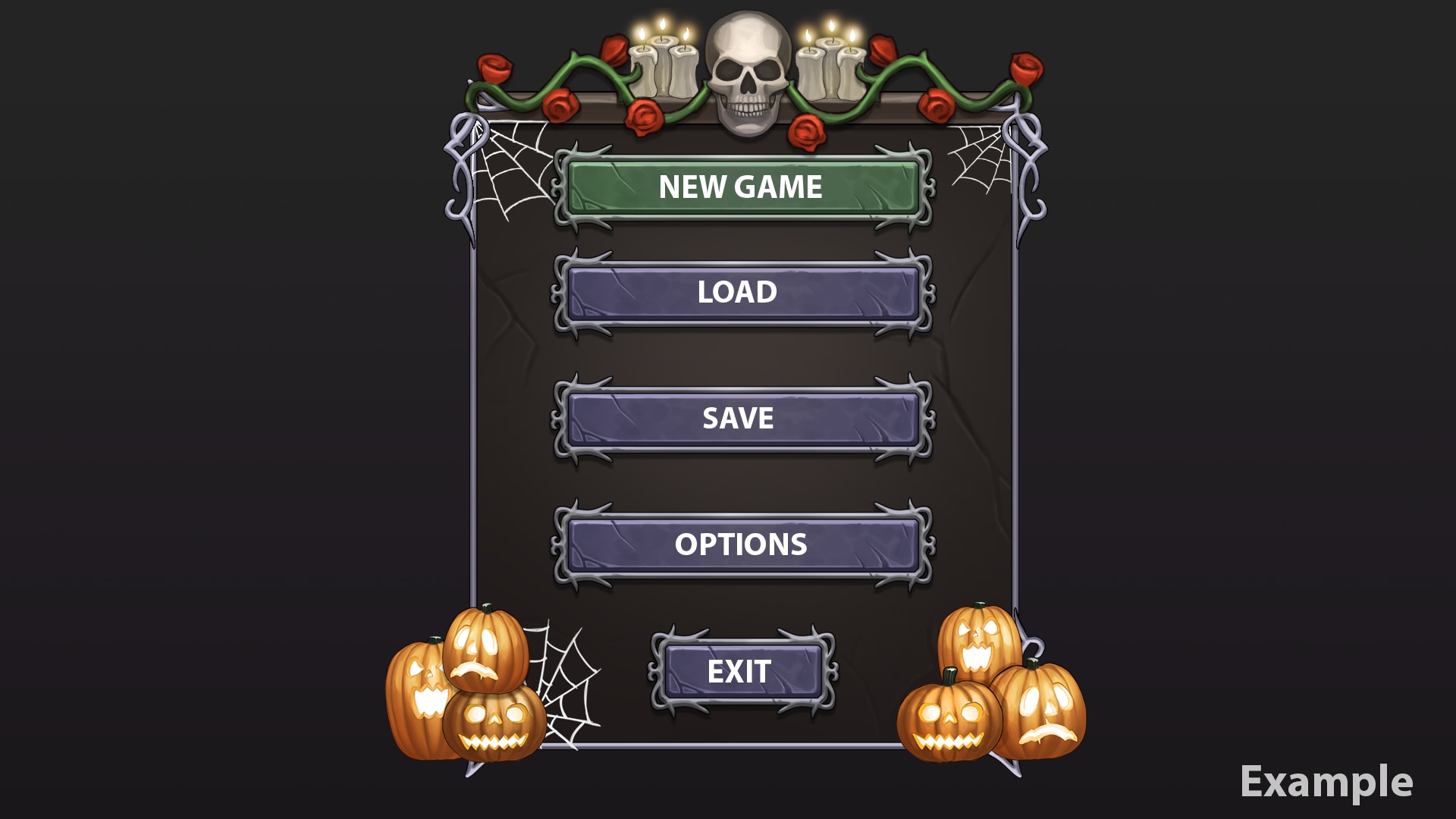 Halloween UI in 2D Assets - UE Marketplace