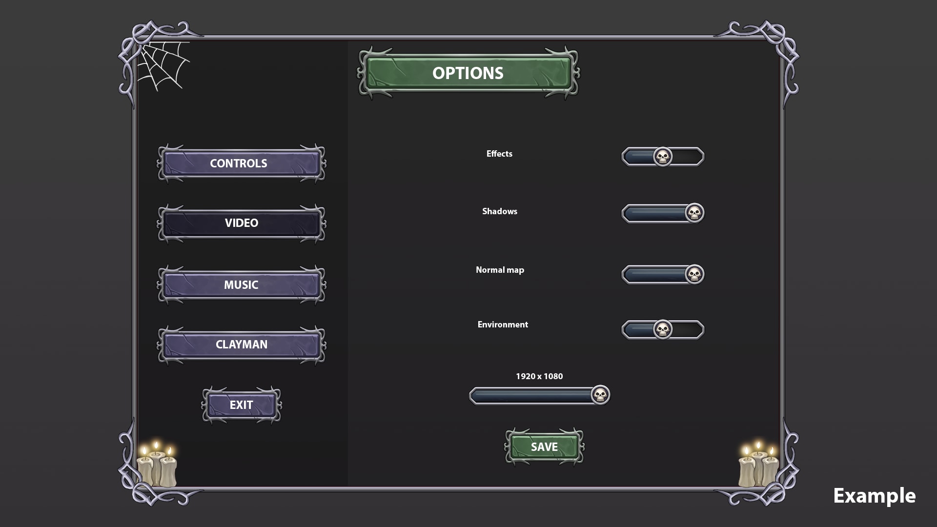 Halloween UI in 2D Assets - UE Marketplace