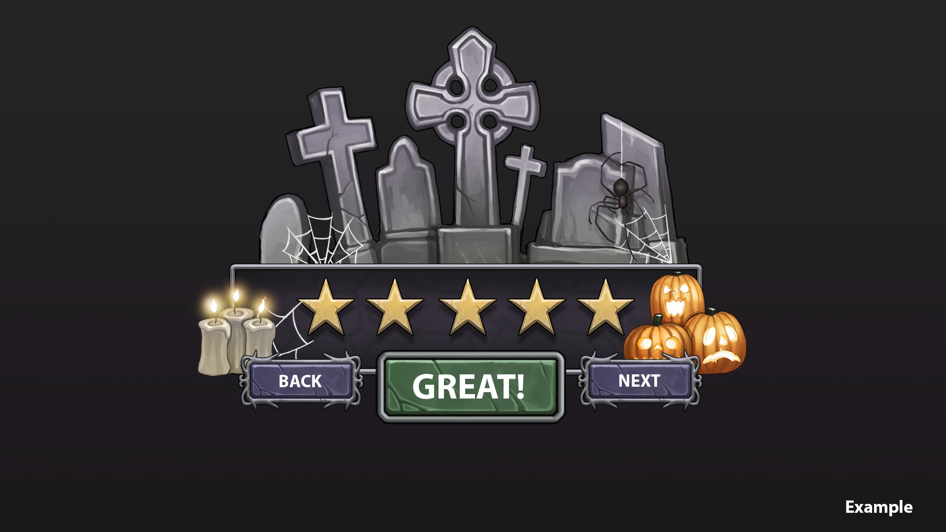 Halloween UI in 2D Assets - UE Marketplace