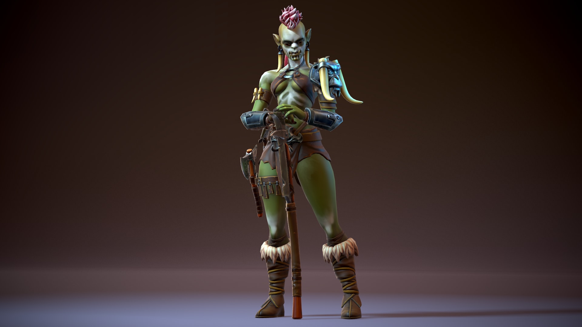 New Orc Model Wow Female