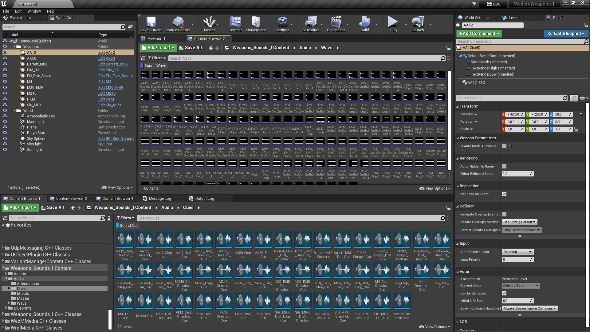 Modern Weapons Sound System - Part I in Code Plugins - UE Marketplace