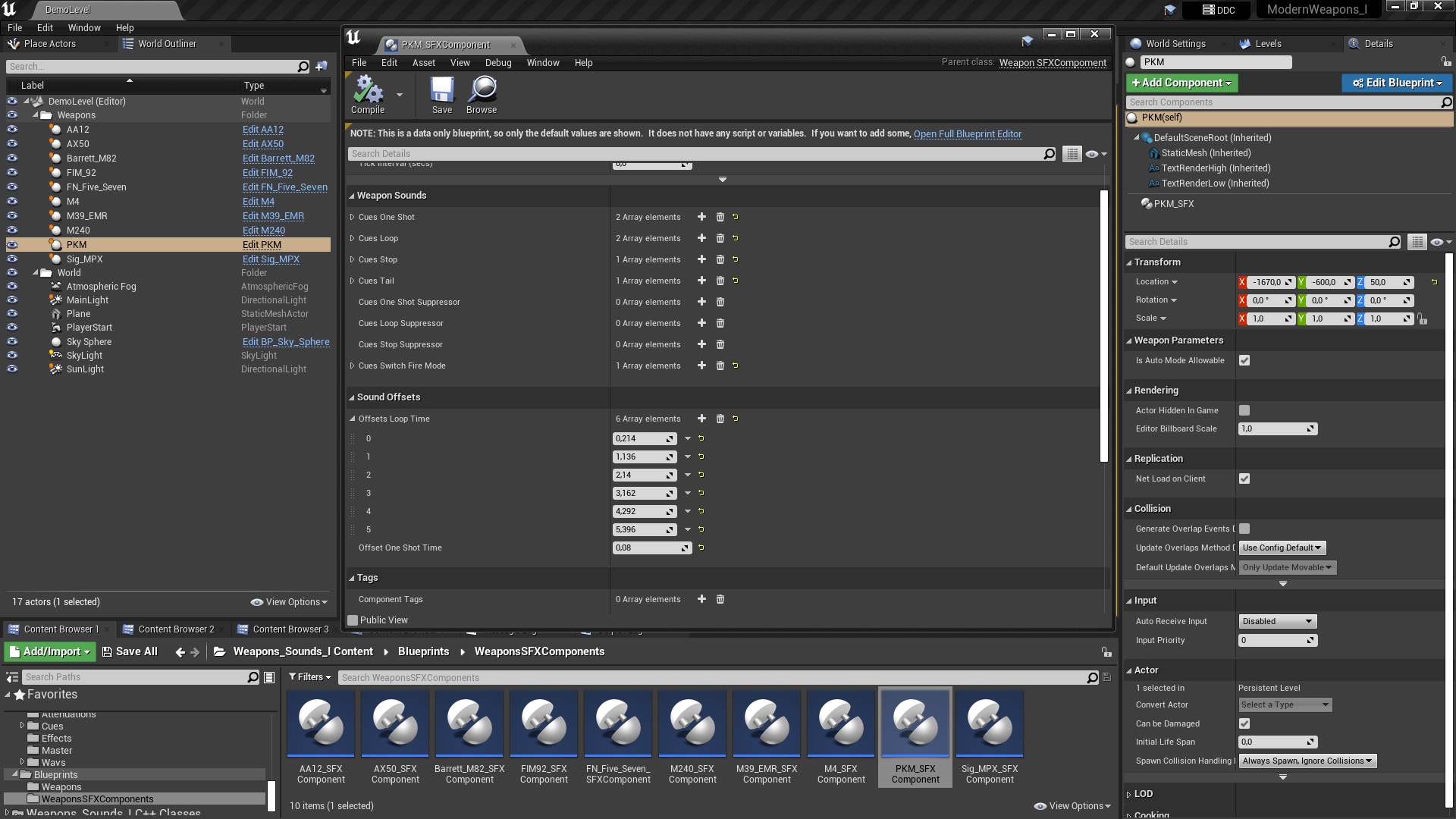 Modern Weapons Sound System - Part I in Code Plugins - UE Marketplace