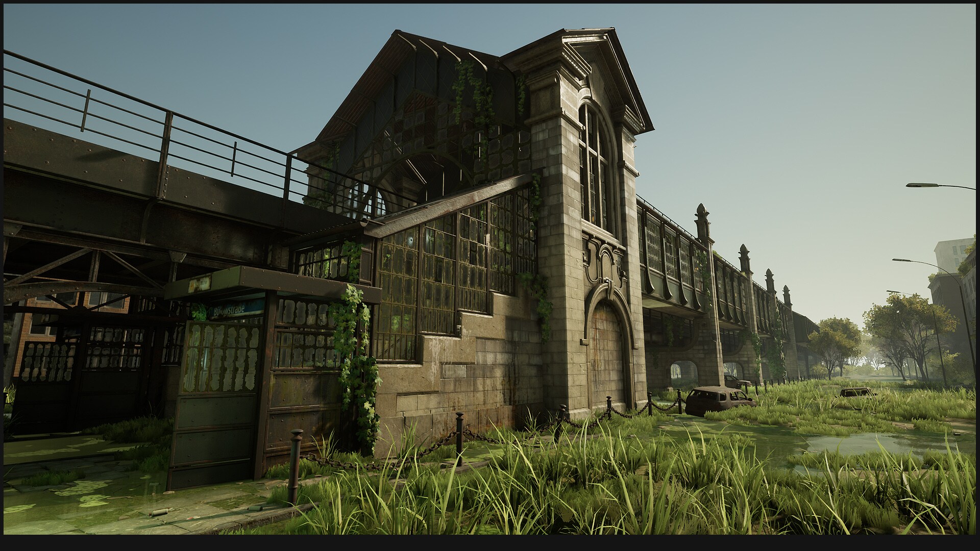 Overgrown Metro Station in Environments - UE Marketplace