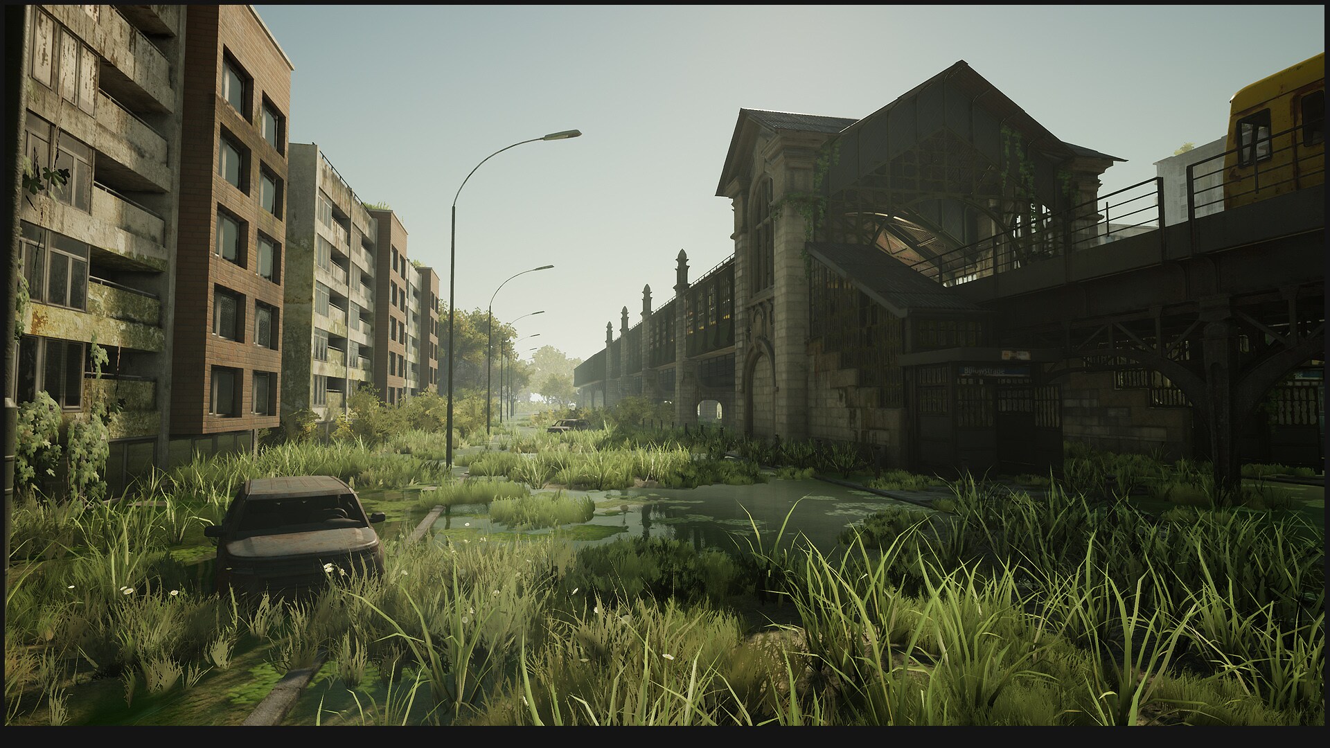 Overgrown Metro Station in Environments - UE Marketplace