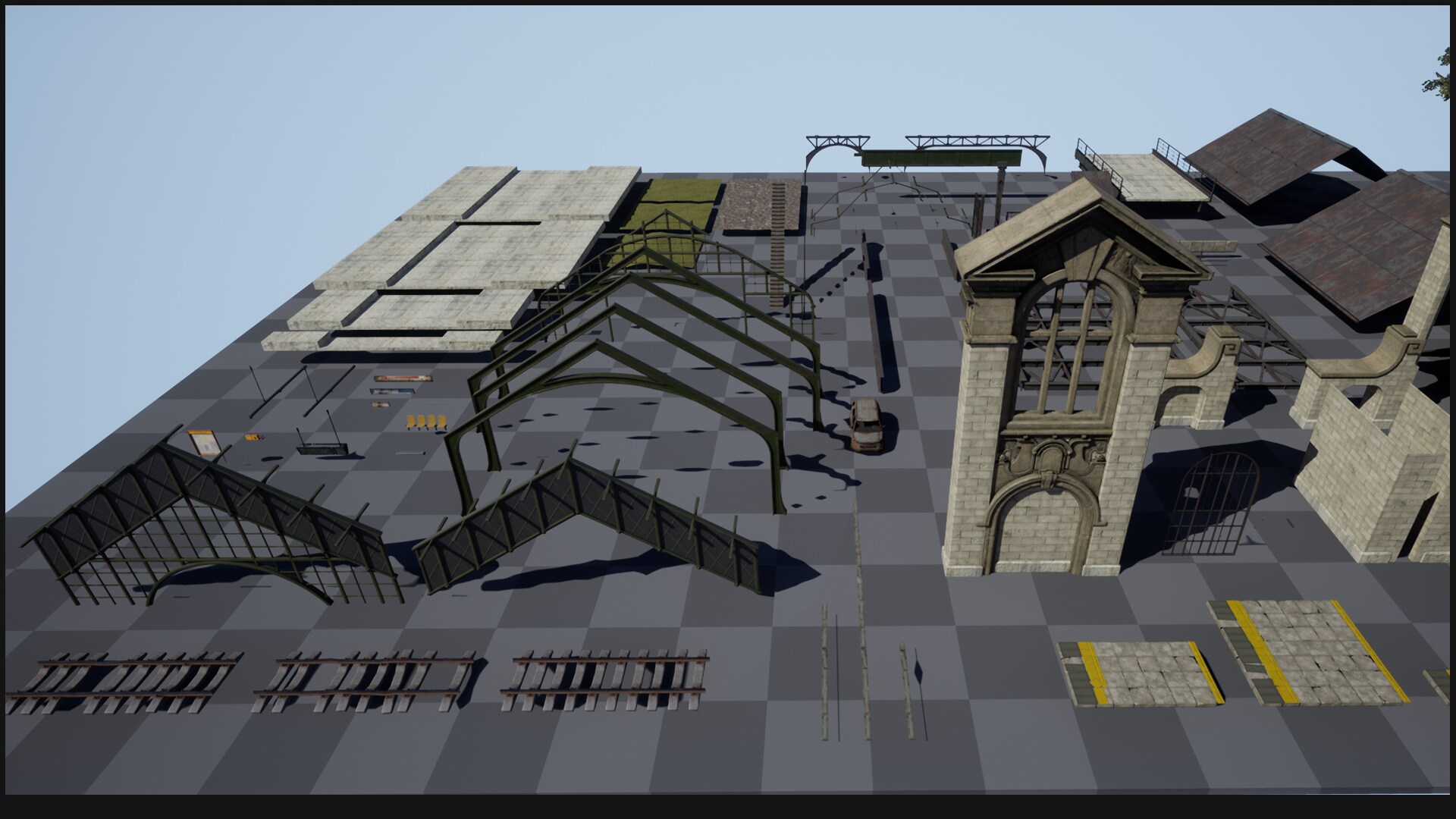 Overgrown Metro Station in Environments - UE Marketplace