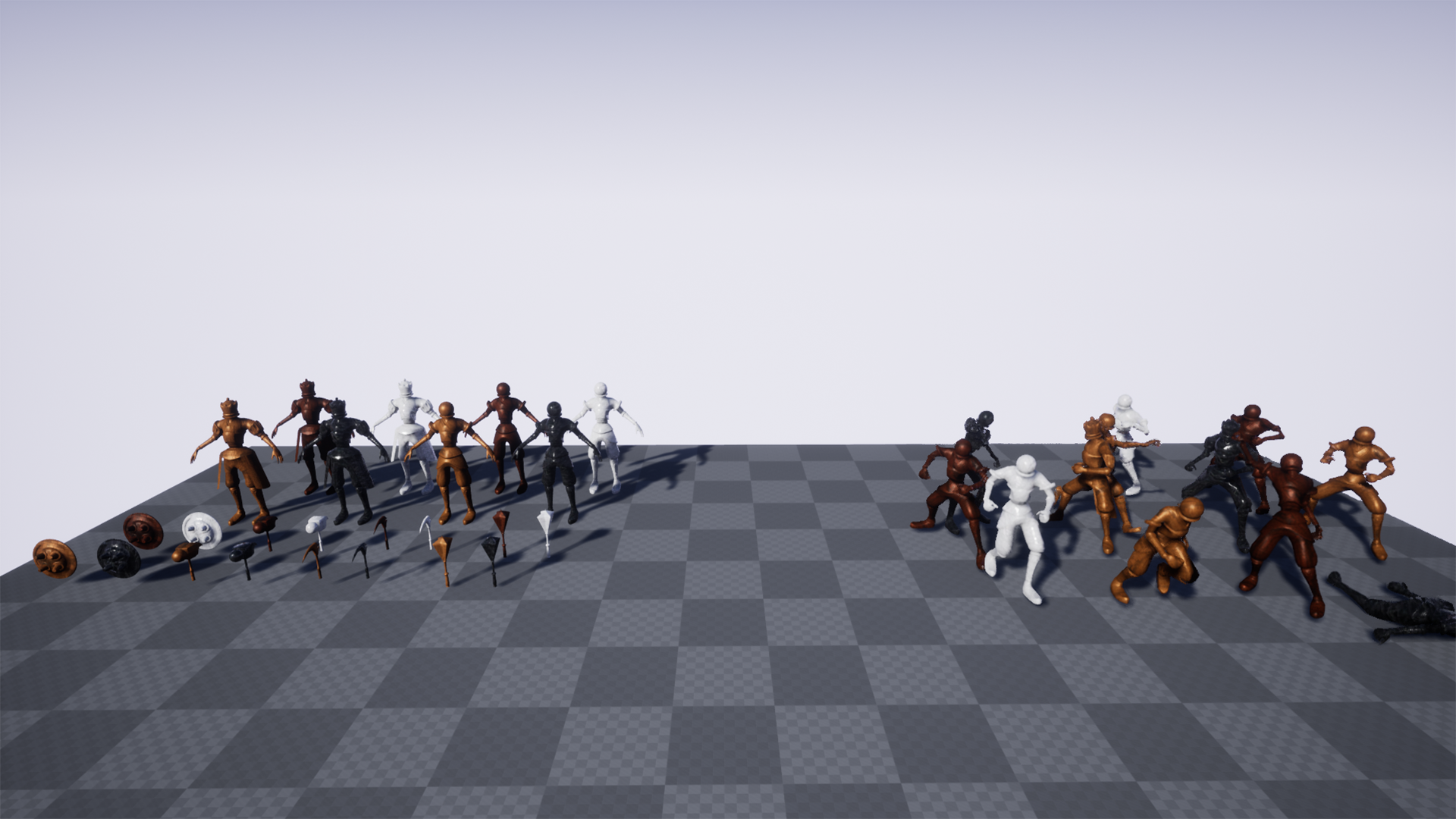 Queen and Pawn Set in Characters - UE Marketplace
