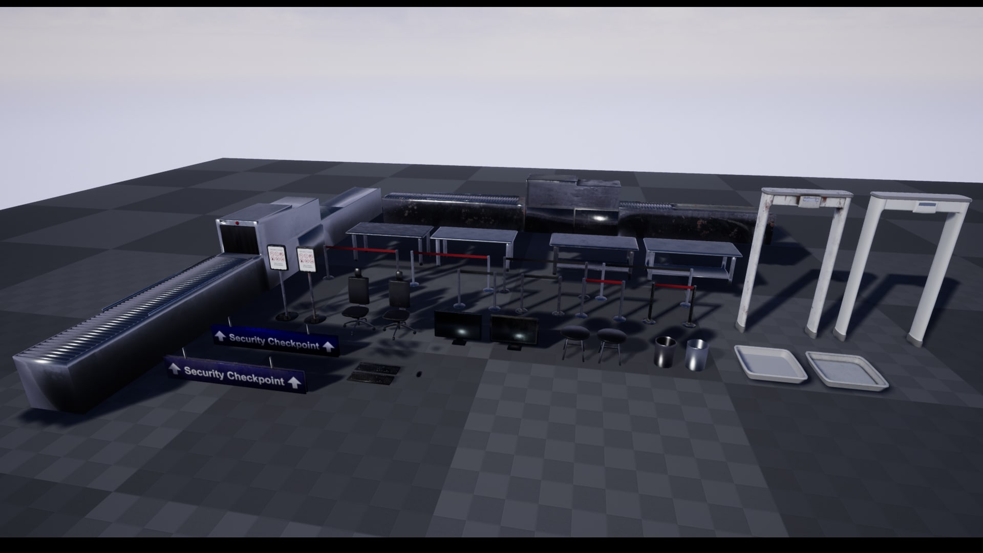 Security Check in Props - UE Marketplace