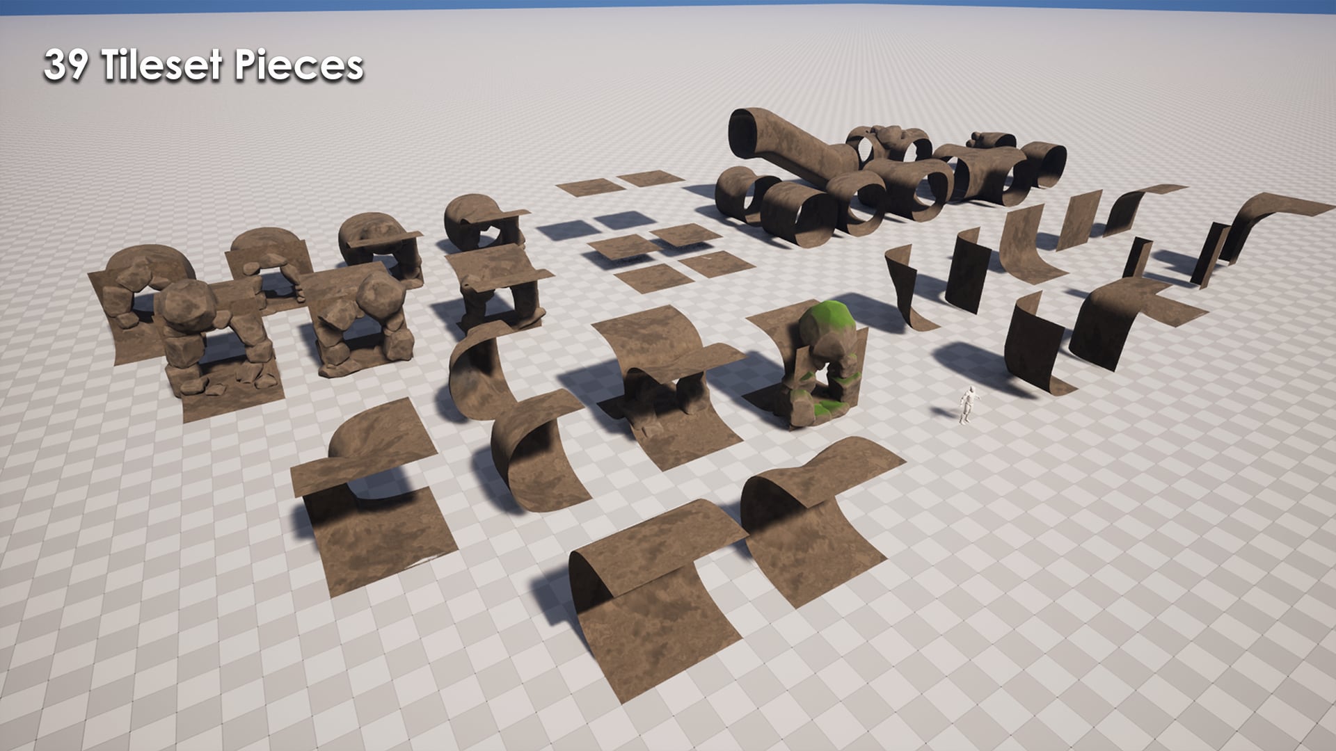 在环境创建的Stylized Modular Cave Pack - 虚幻引擎商城