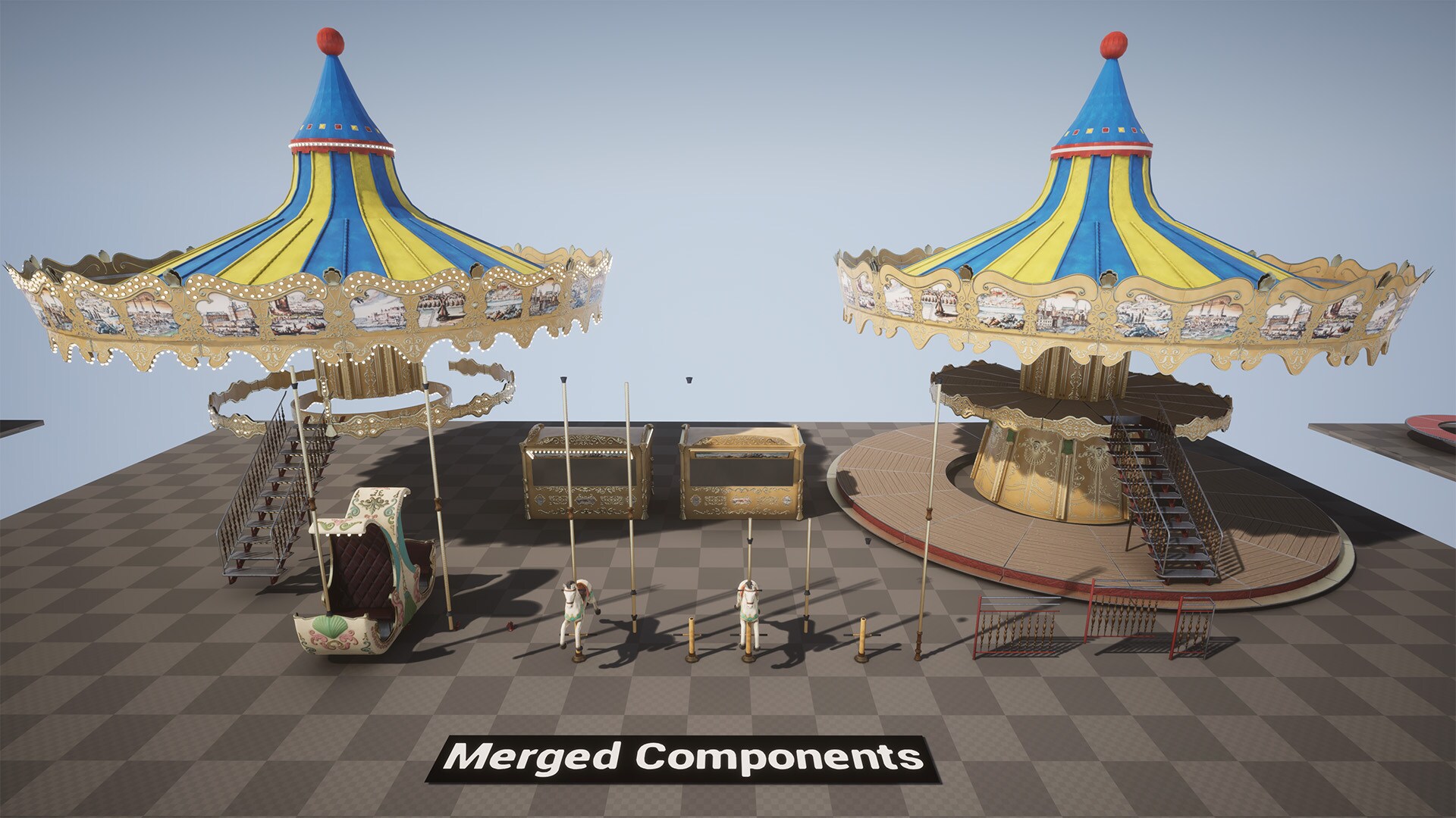 Carousel, 카테고리 소품 - UE 마켓플레이스