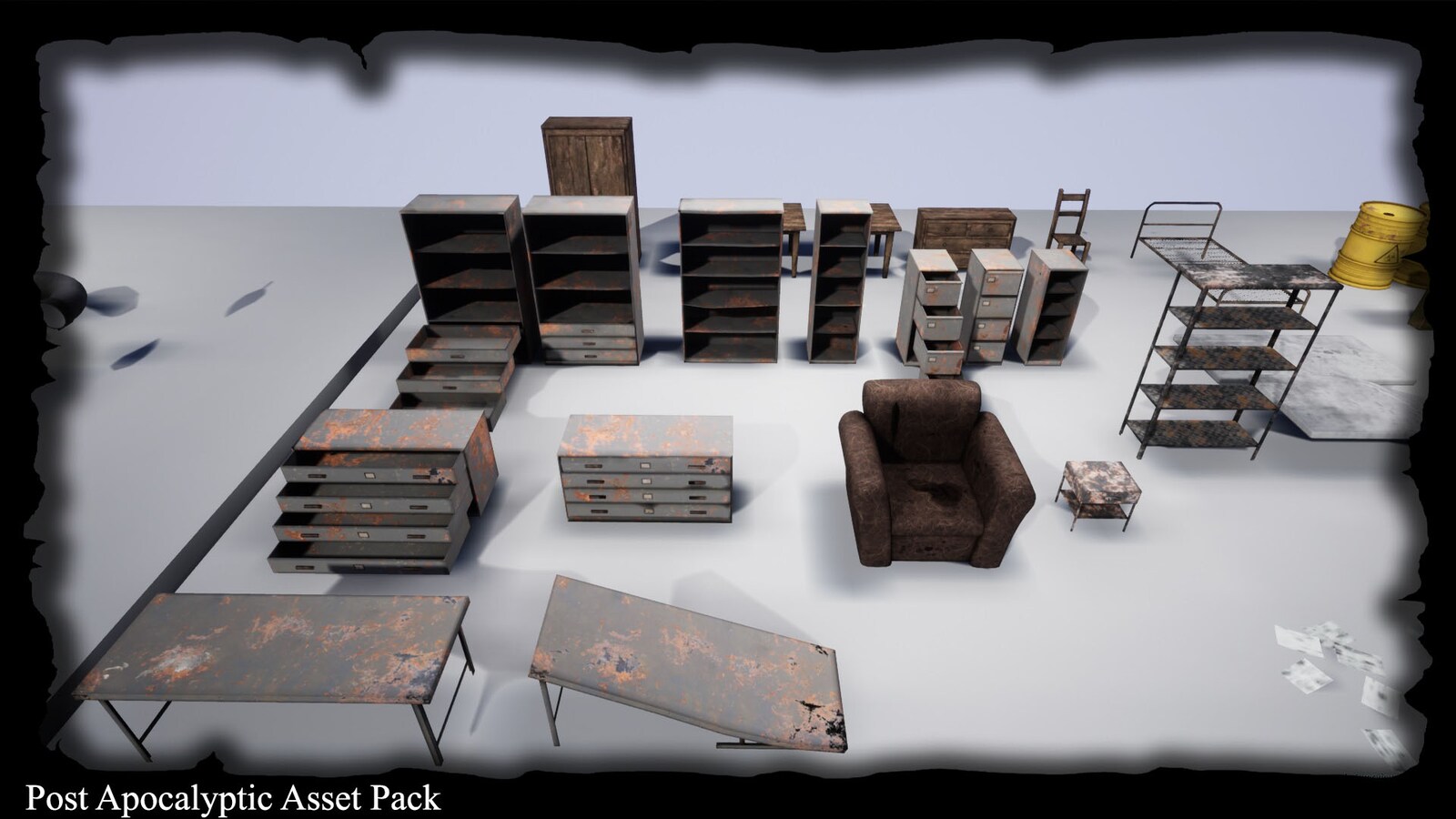 Post Apocalyptic Asset Pack in Props - UE Marketplace