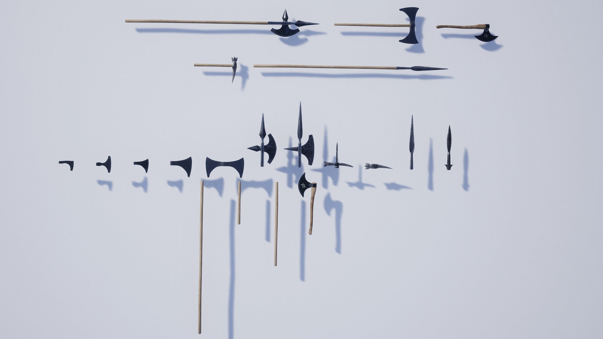 MODULAR FANTASY/MEDIEVAL WEAPON PACK in Weapons - UE Marketplace