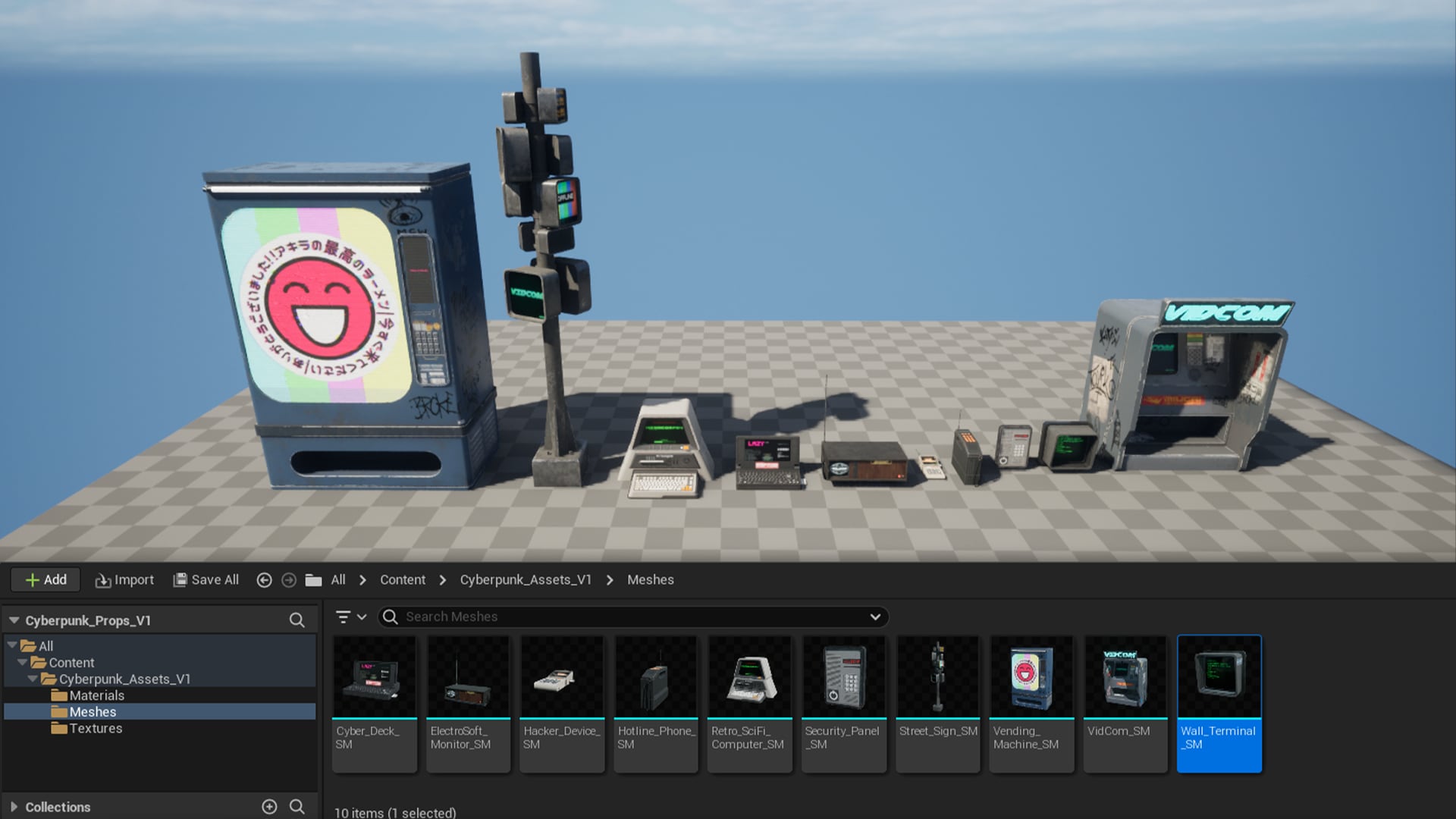 Cyberpunk Props Vol. 1 in Props - UE Marketplace