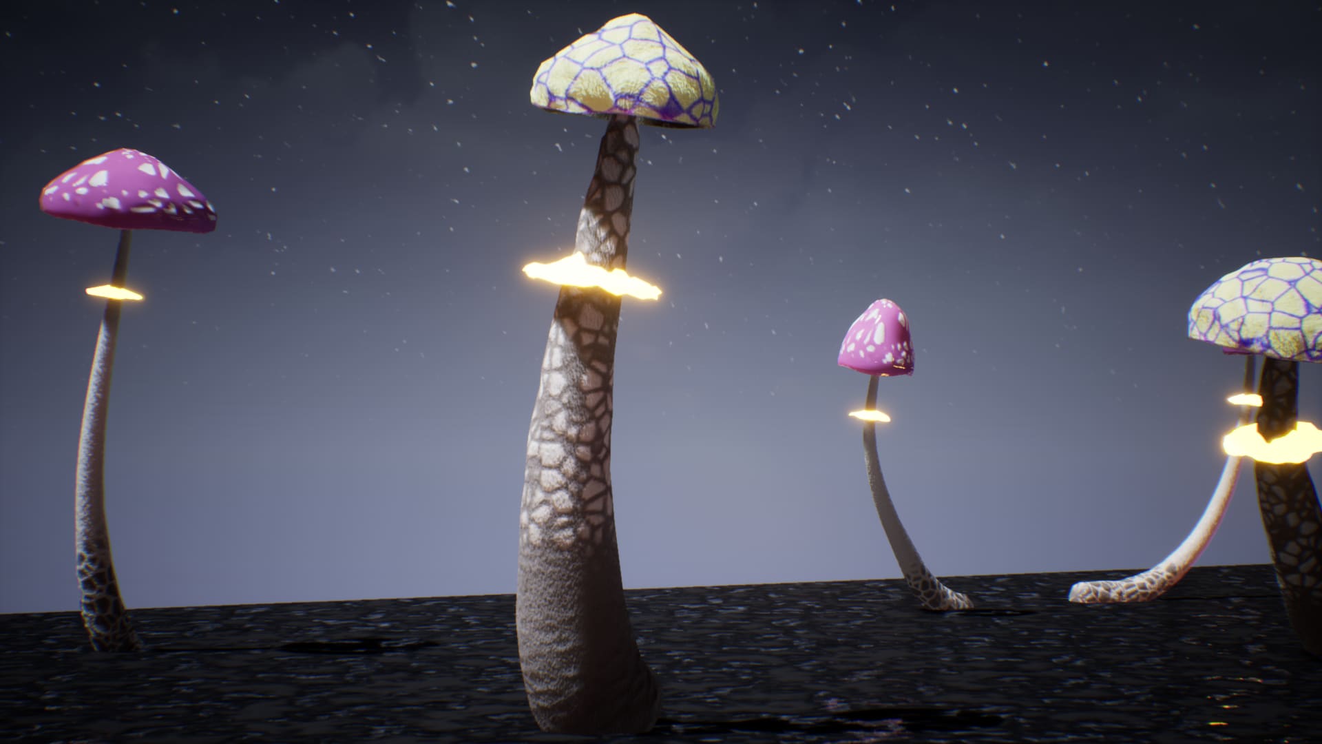 Magical Mushrooms in Props - UE Marketplace