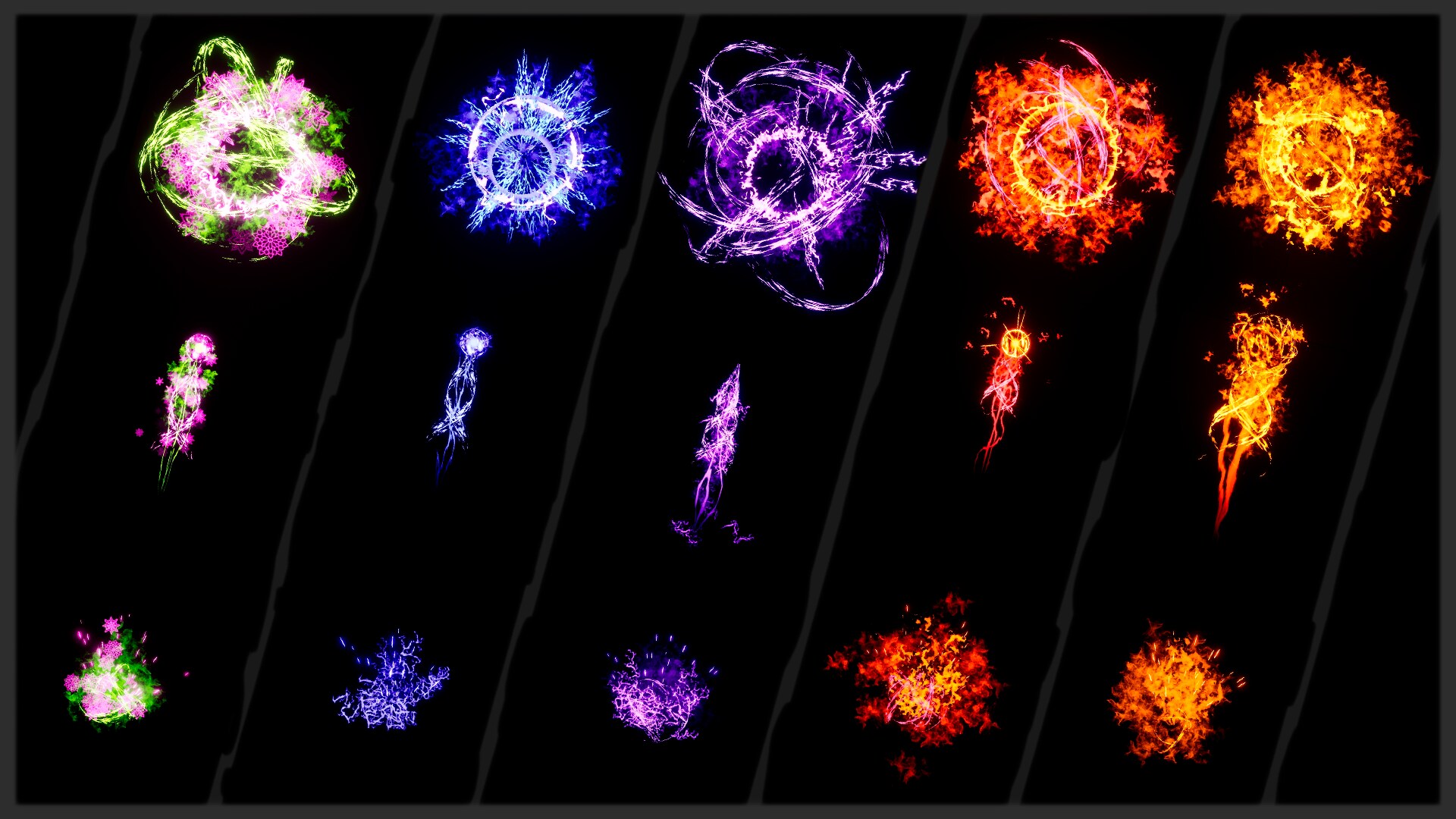 [25] Stylized Projectiles VFX in Visual Effects - UE Marketplace