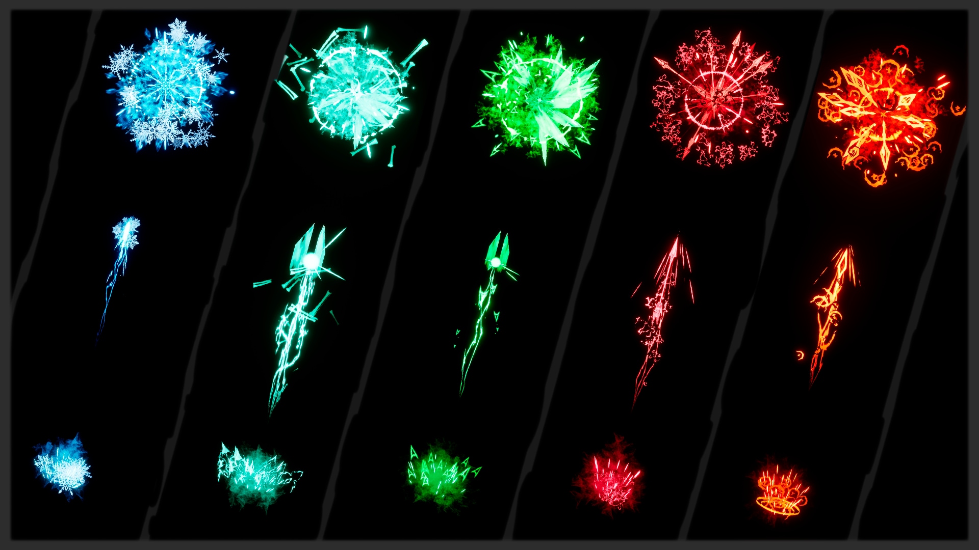 [25] Stylized Projectiles VFX in Visual Effects - UE Marketplace