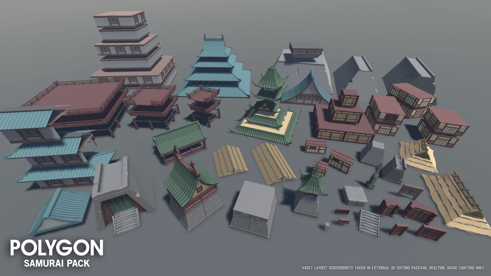 POLYGON - Samurai Pack by Synty Studios in Environments - UE4 Marketplace