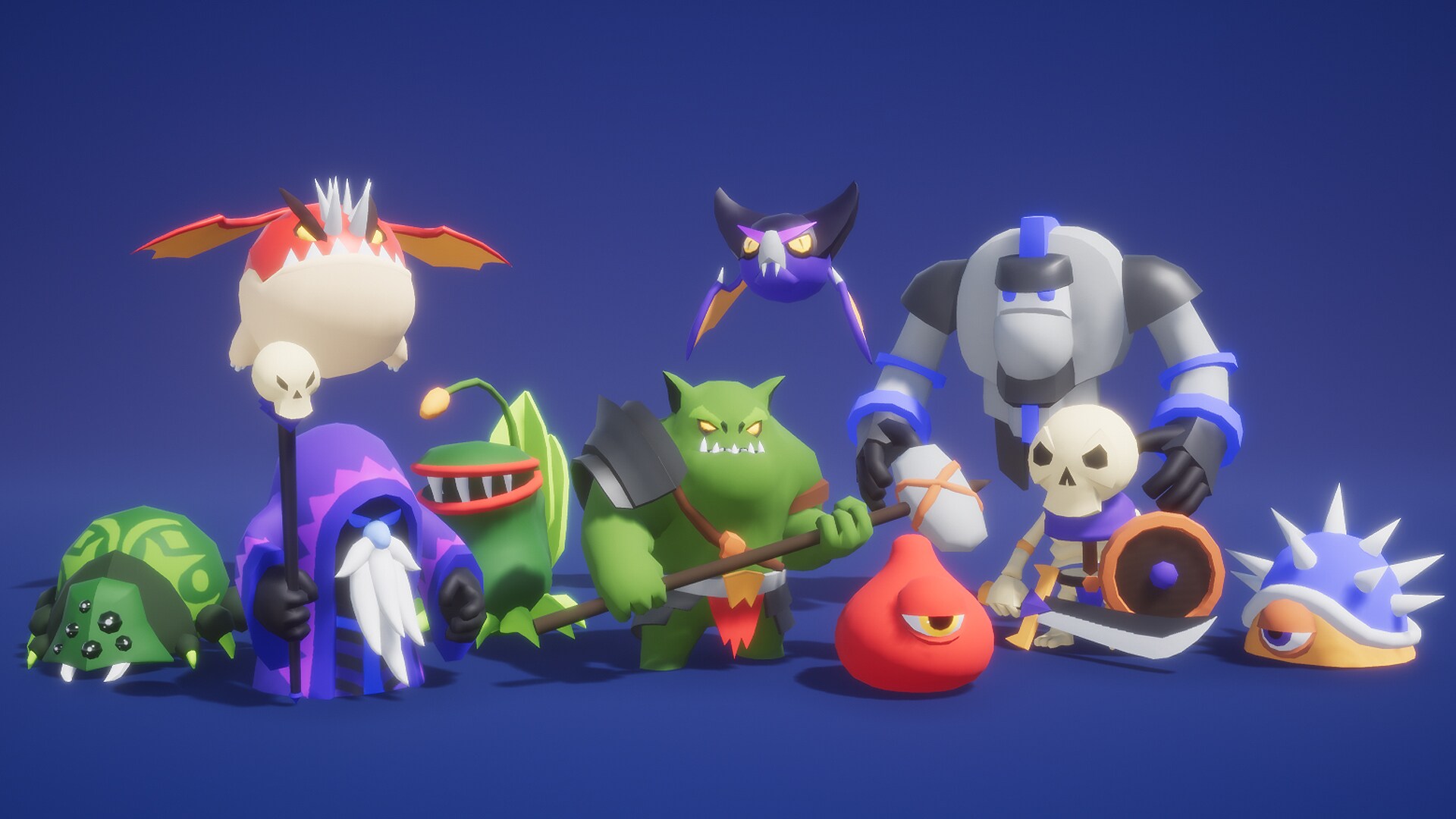 Monster for Enemy Wave 01 : PBR in Characters - UE Marketplace