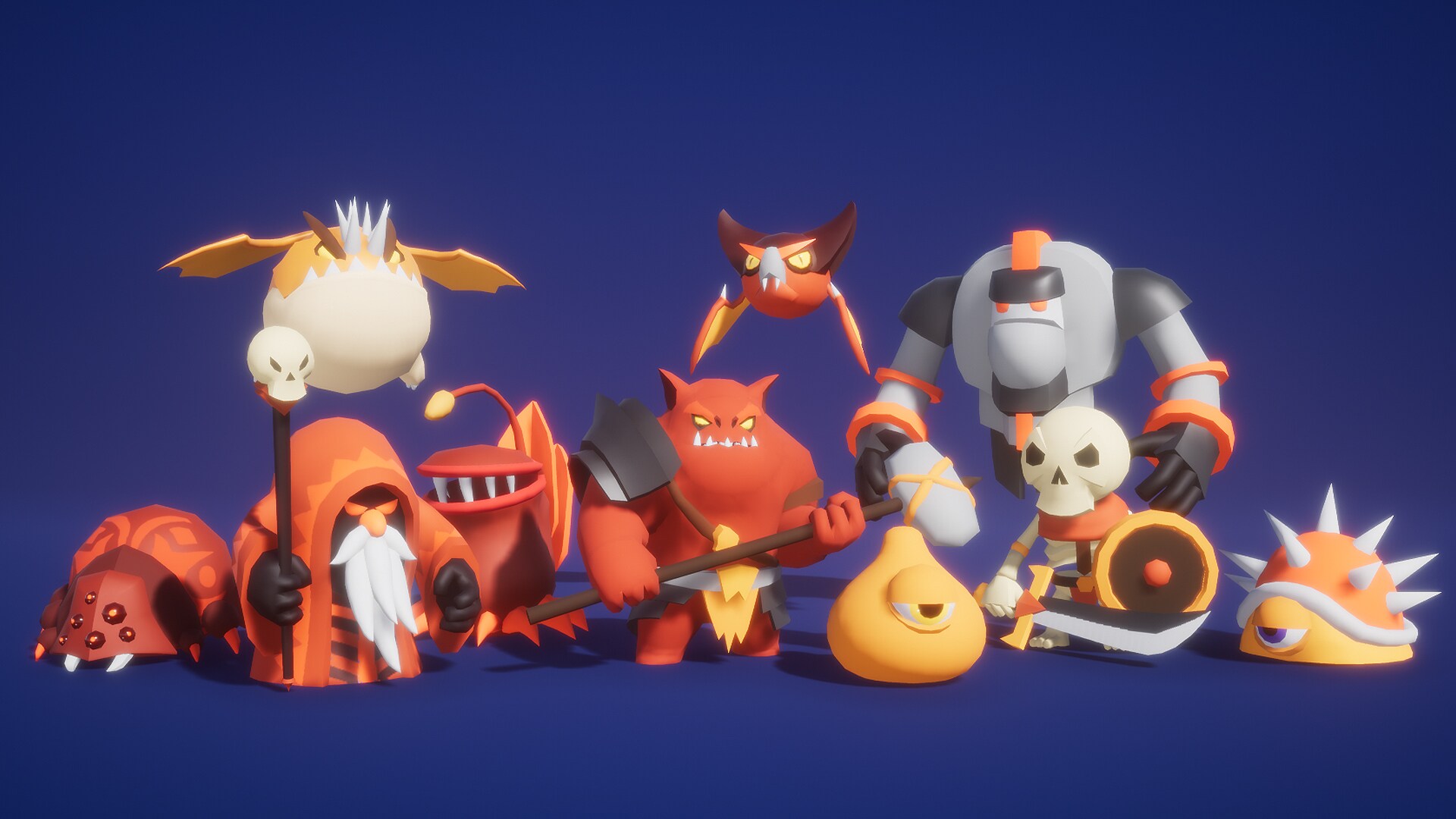 Monster for Enemy Wave 01 : PBR in Characters - UE Marketplace