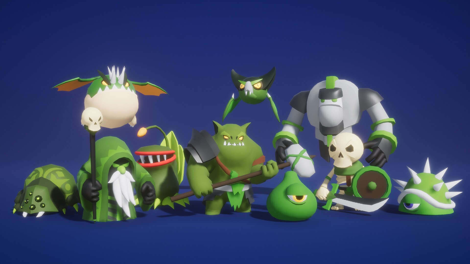 Monster for Enemy Wave 01 : PBR in Characters - UE Marketplace