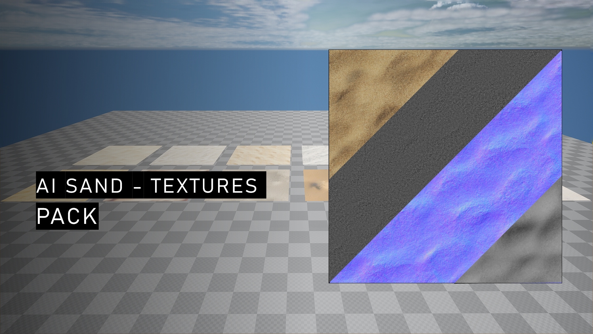 在材质创建的Sand texture pack - 虚幻引擎商城