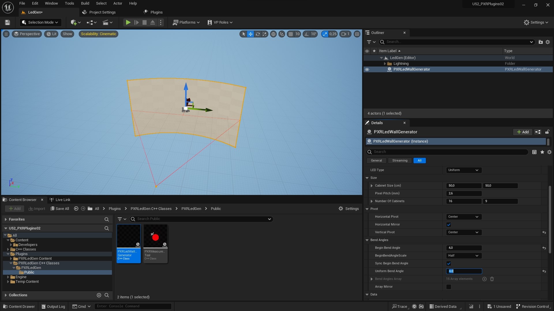 LedGen in Code Plugins - UE Marketplace