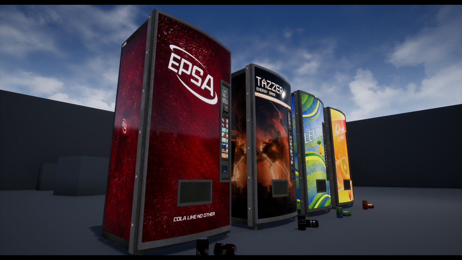 Soda Can + Vending Machine Pack in Props - UE Marketplace