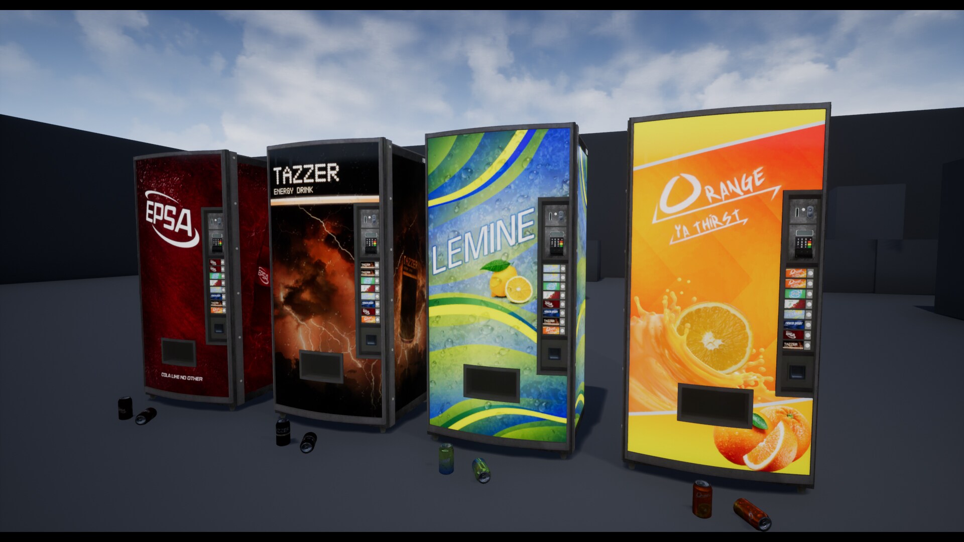 Soda Can + Vending Machine Pack in Props - UE Marketplace