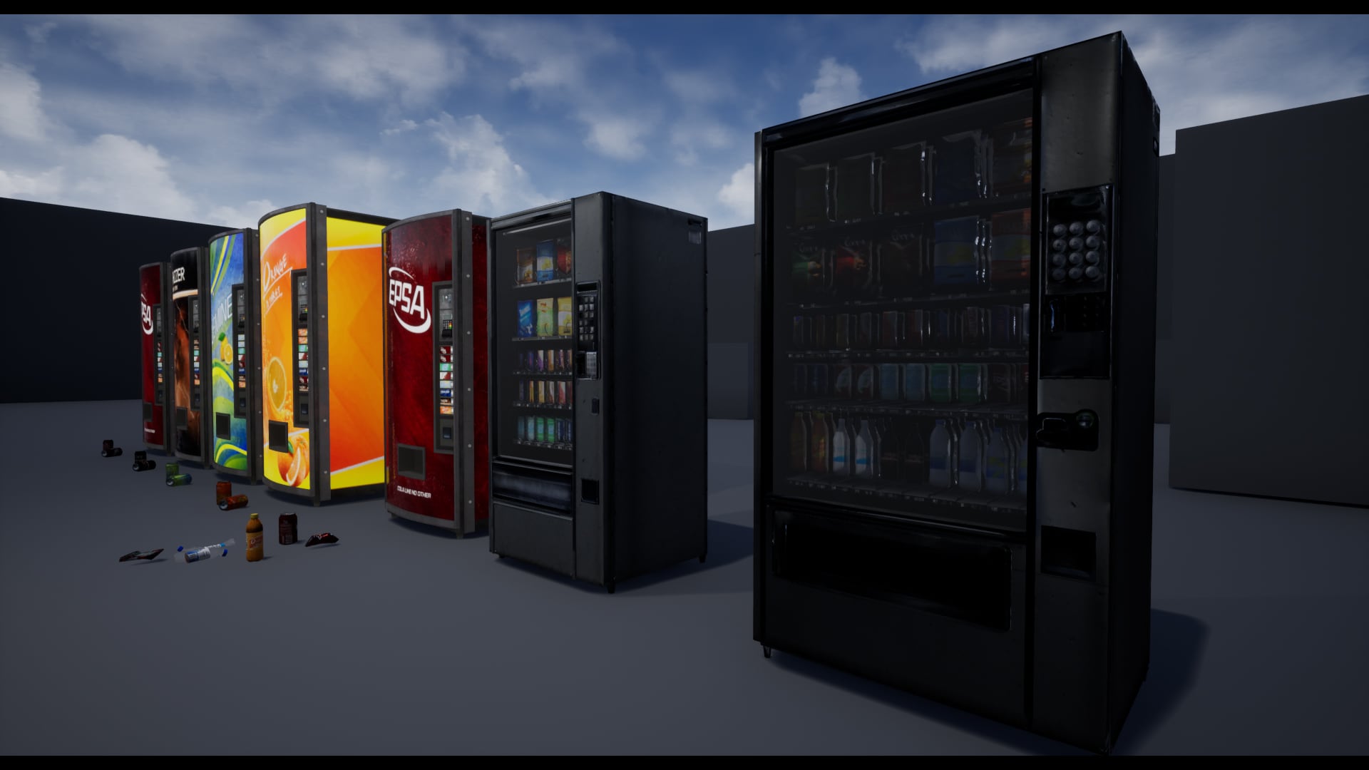 Soda Can + Vending Machine Pack in Props - UE Marketplace