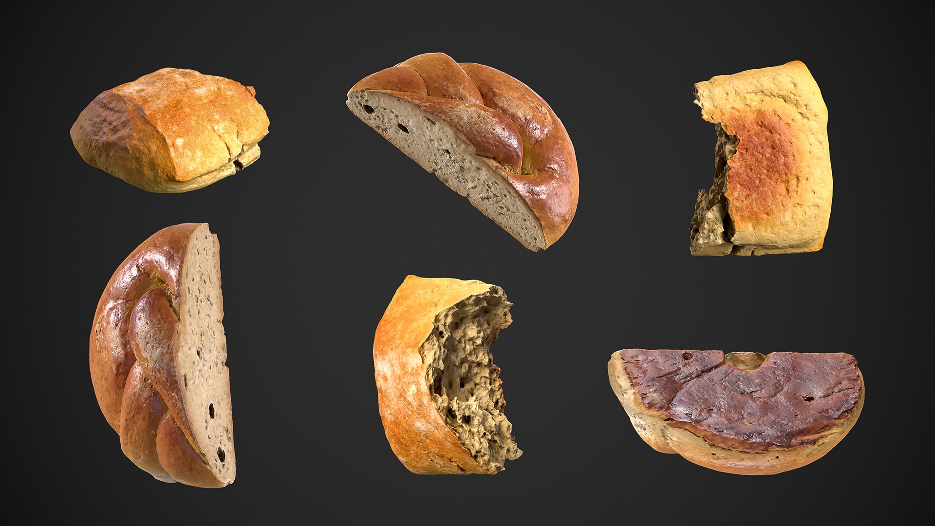 Food Props: Bread Bakery vol.1 in Props - UE Marketplace