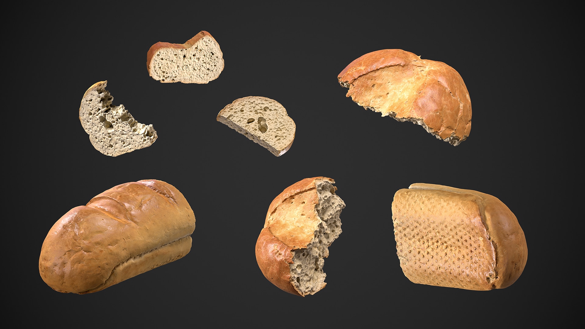 Food Props: Bread Bakery vol.2 in Props - UE Marketplace