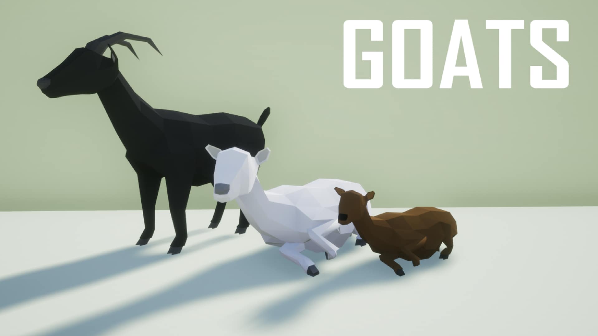 Low Poly Goats in Characters - UE Marketplace