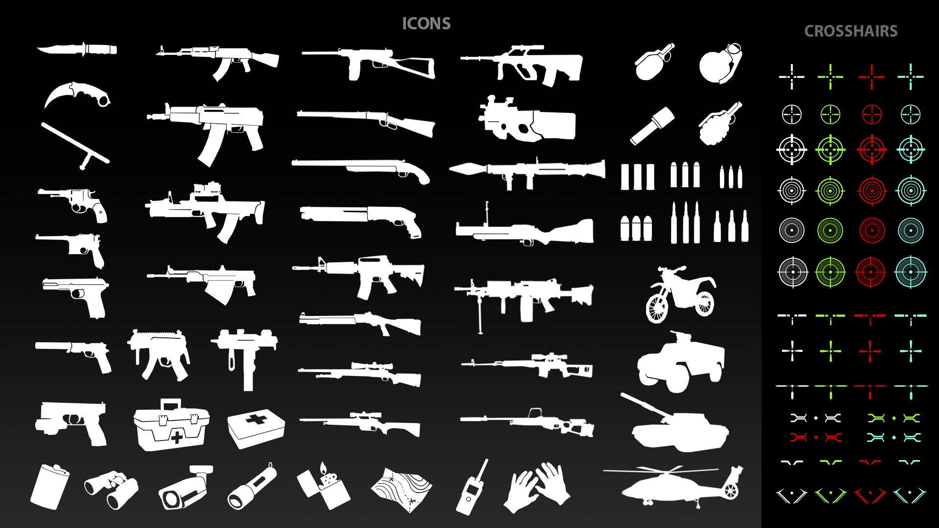 Military and Shooter UI in 2D Assets - UE Marketplace