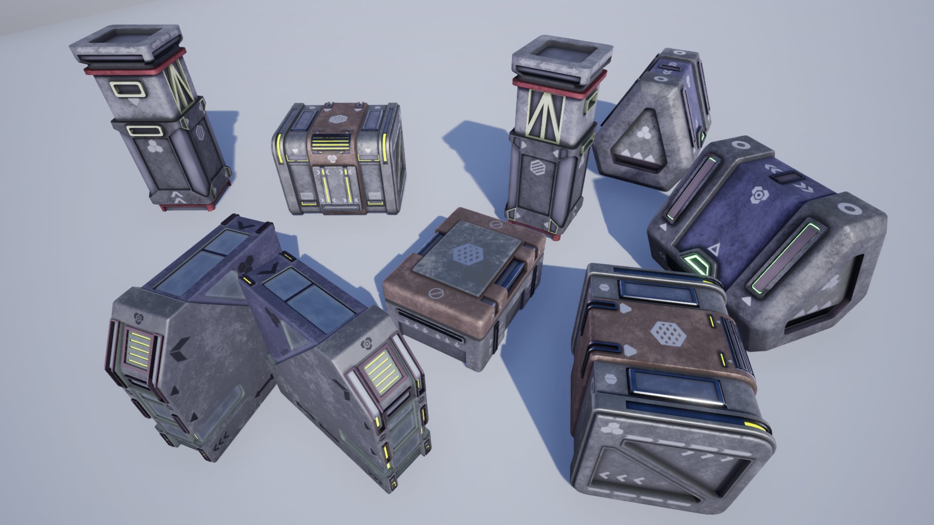 Retro Scifi Props in Props - UE Marketplace