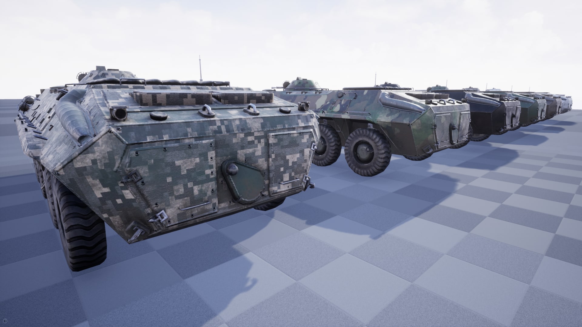 FREE - Asset - 4.26 - 4.27 - [Functional] 6 Versions APC Military ...