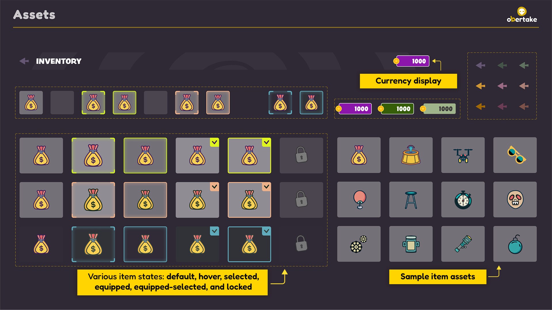 Game Menu - Inventory System in Blueprints - UE Marketplace