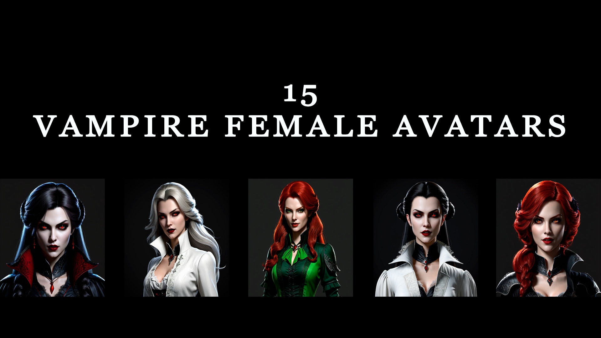 60 Awesome 2D Female Avatars in 2D Assets - UE Marketplace