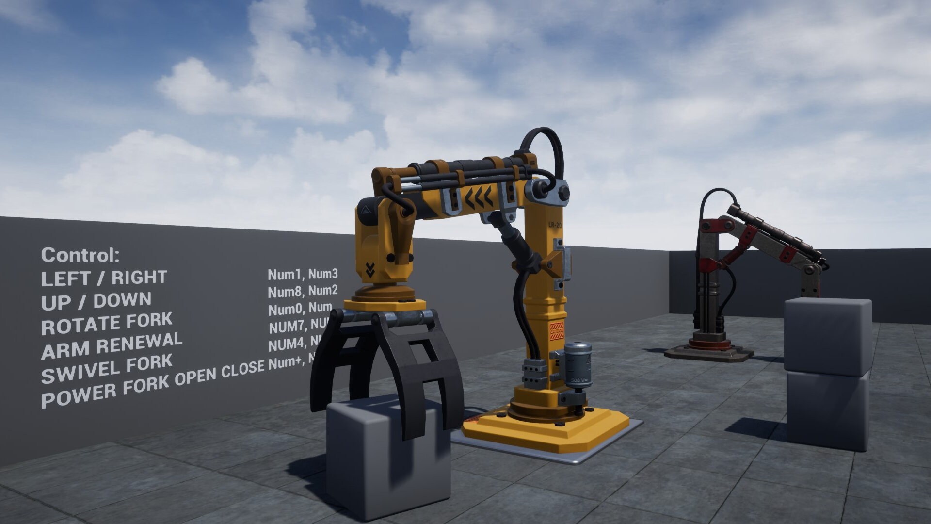 在蓝图创建的Loading Robot - 虚幻引擎商城