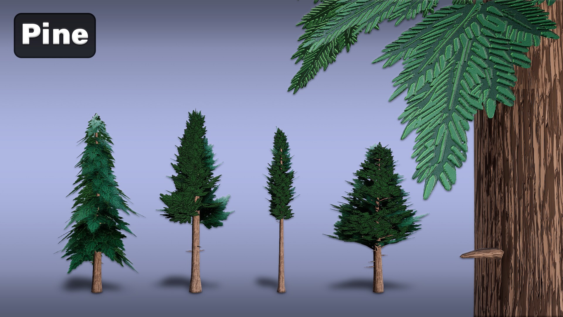 200x Stylized Trees Mega Pack, 카테고리 소품 - UE 마켓플레이스