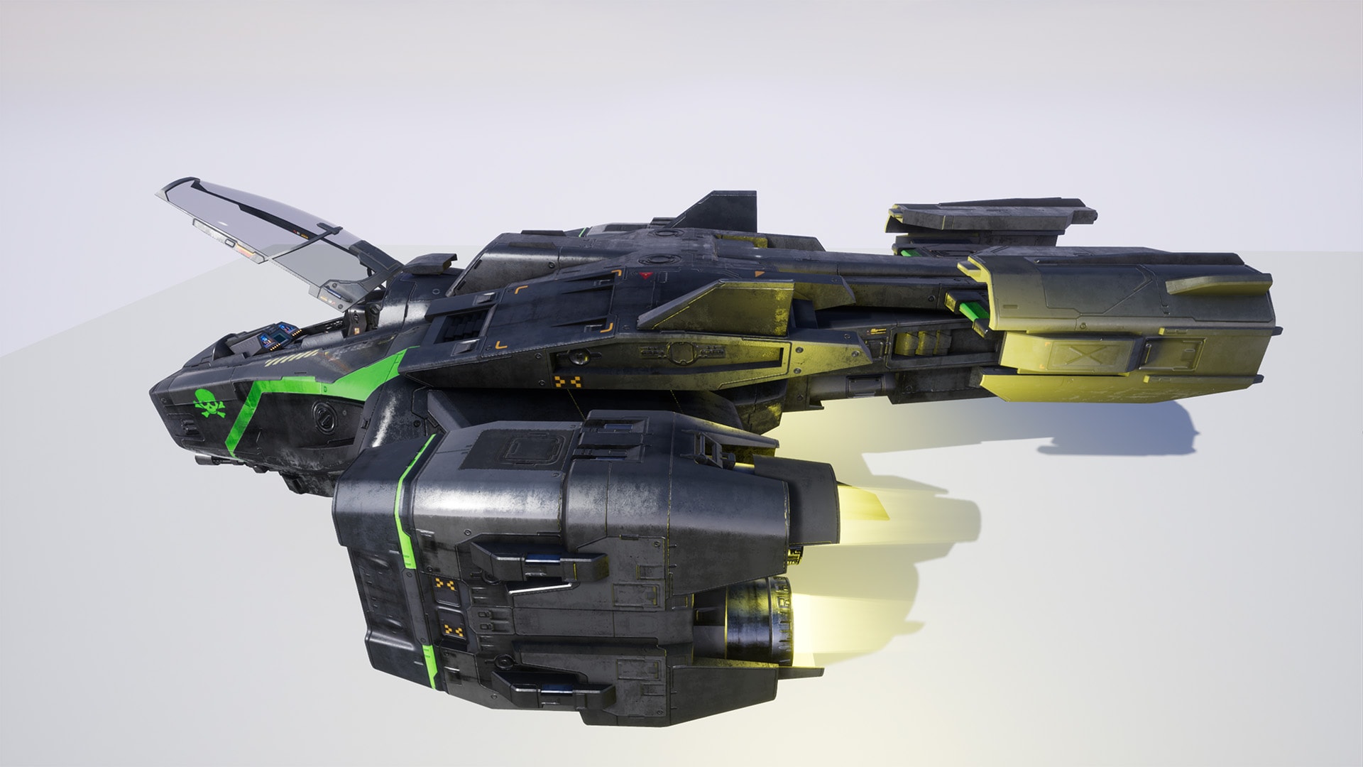 Spaceship - Modular Pirate Fighter in Props - UE Marketplace