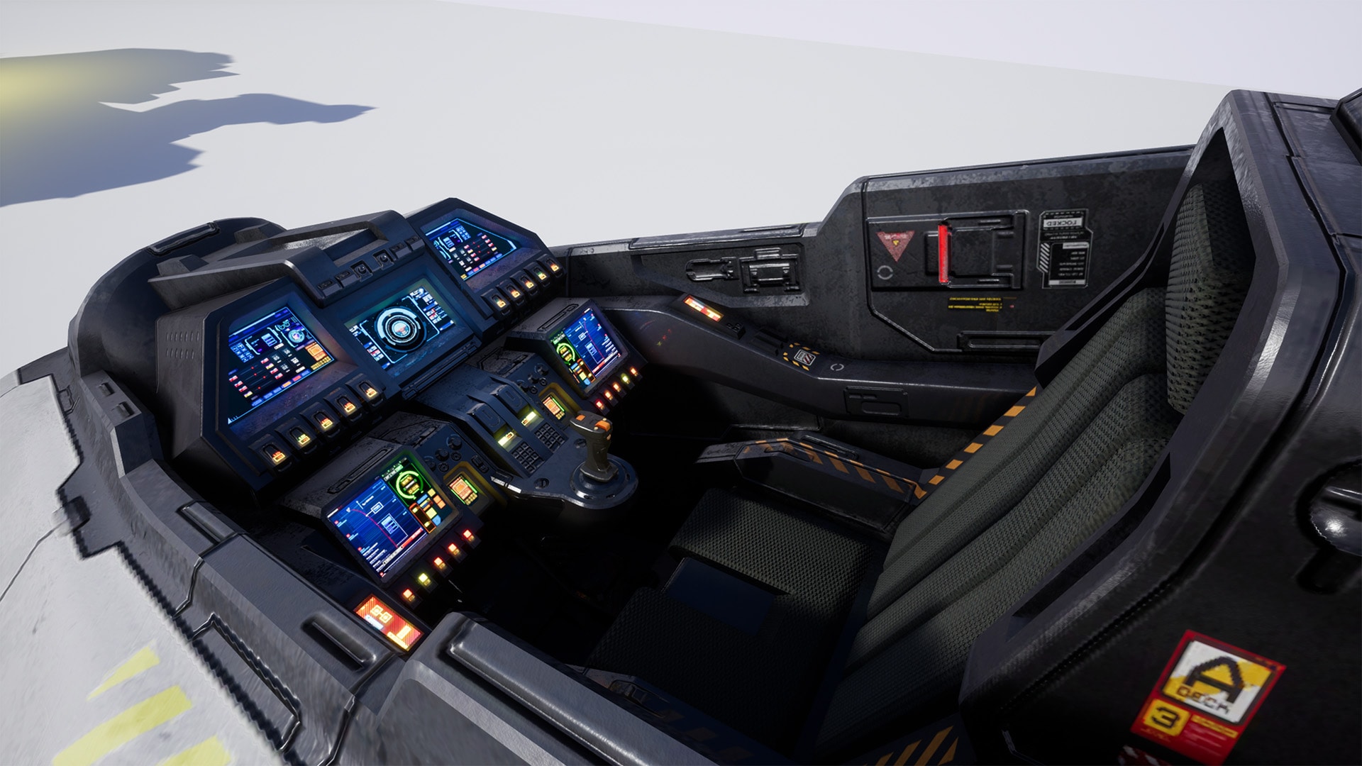 Spaceship - Modular Pirate Fighter in Props - UE Marketplace