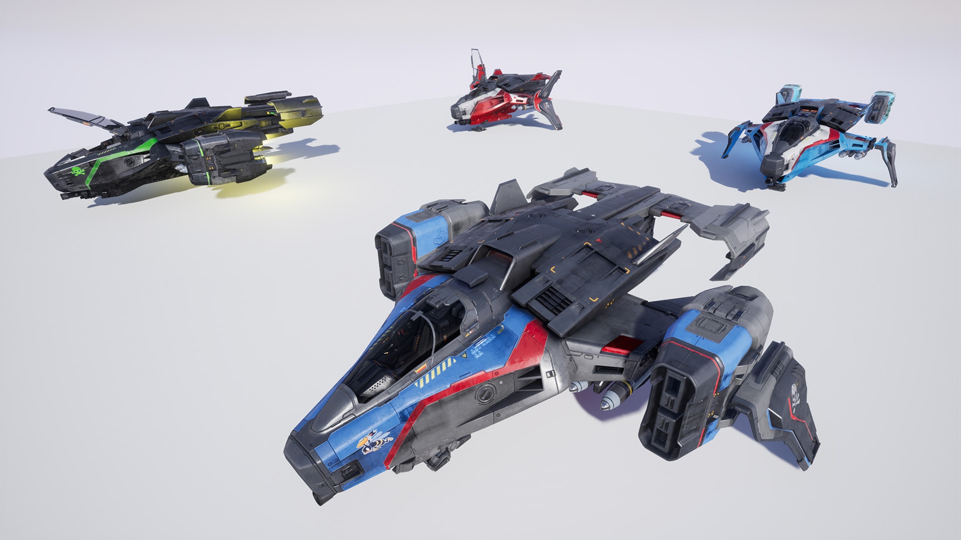 Spaceship - Modular Pirate Fighter in Props - UE Marketplace