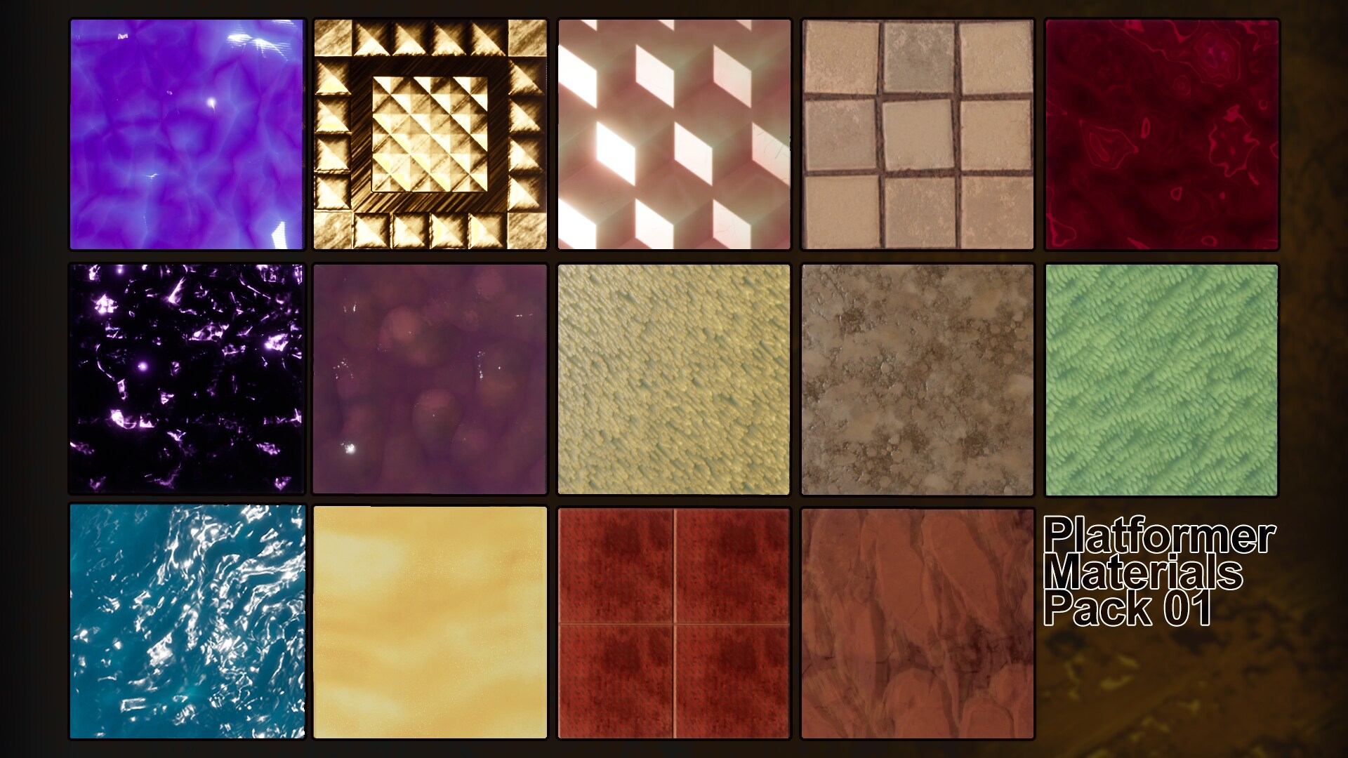 Platformer Materials Pack 1 in Materials - UE Marketplace