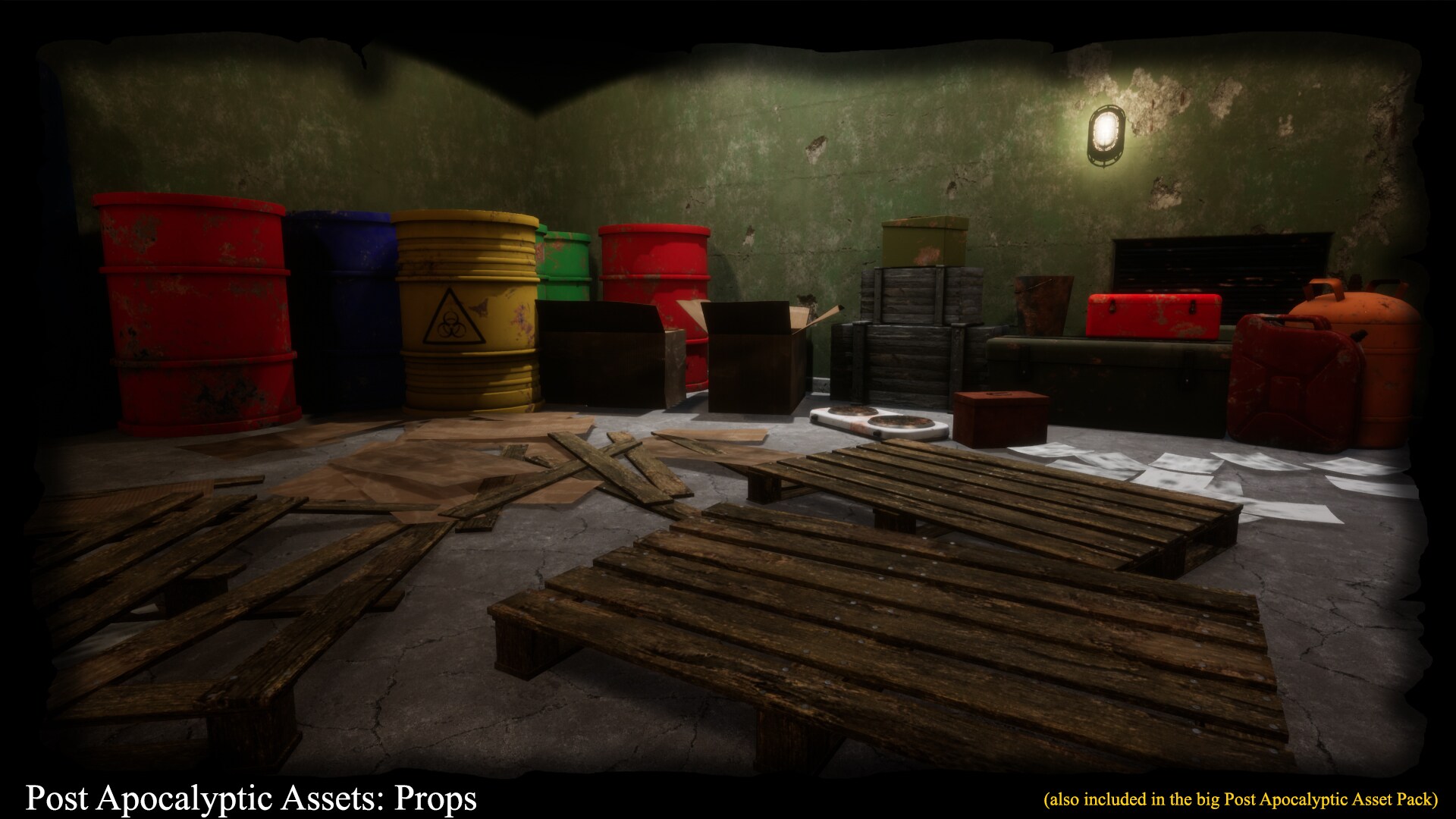 Post Apocalyptic Assets: Props in Props - UE Marketplace