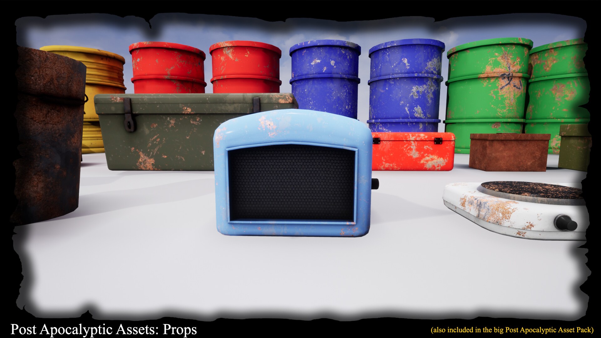 Post Apocalyptic Assets: Props in Props - UE Marketplace