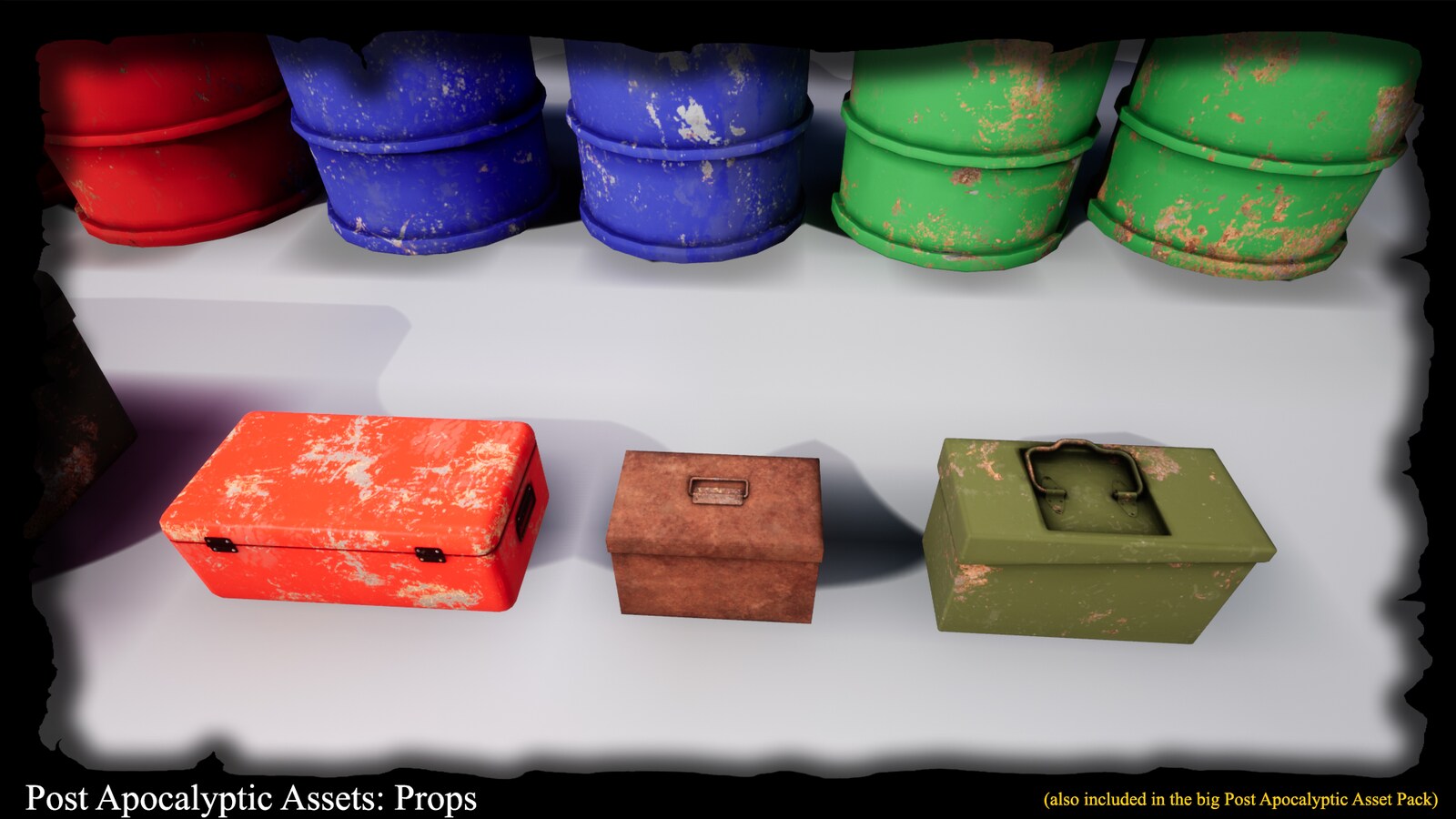 Post Apocalyptic Assets: Props in Props - UE Marketplace