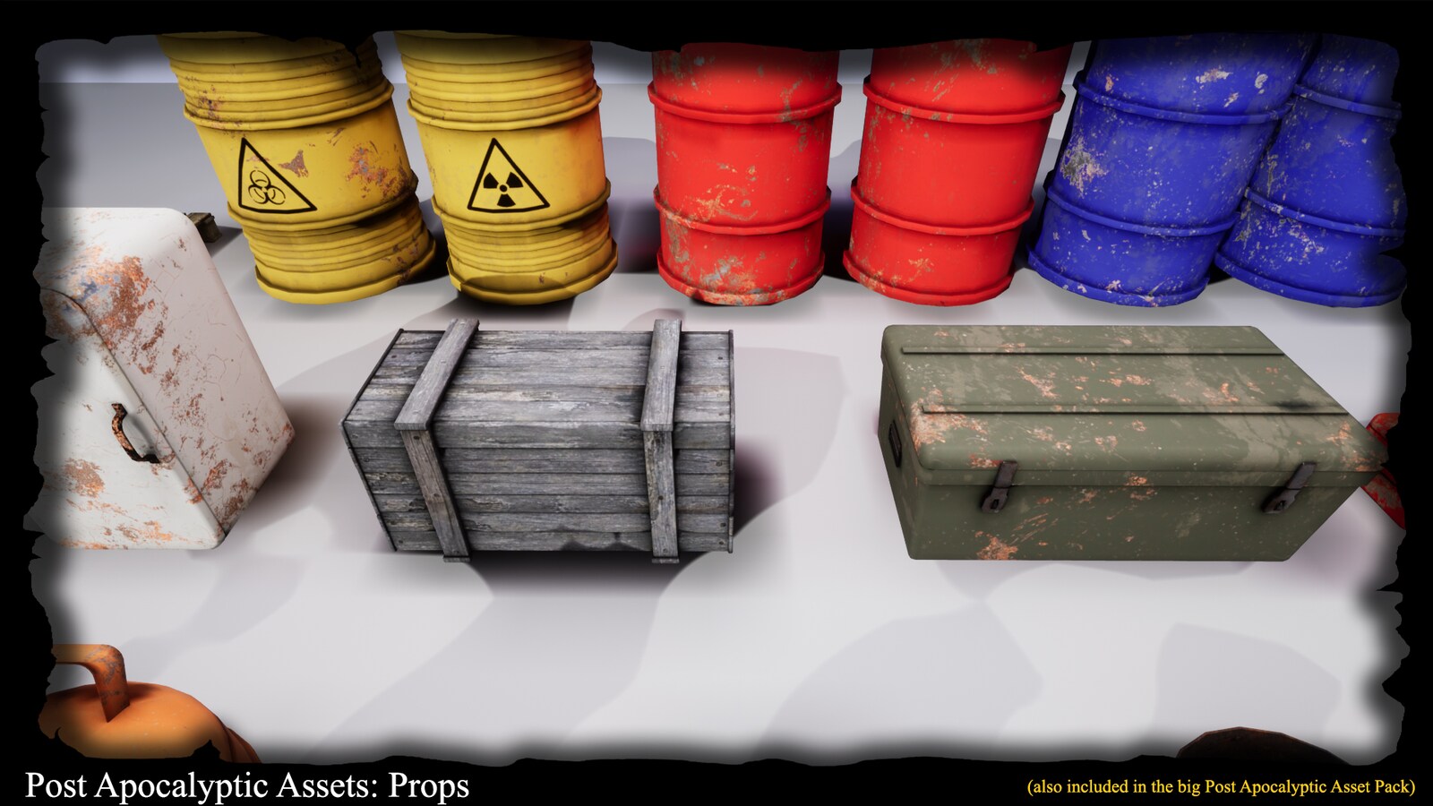 Post Apocalyptic Assets: Props in Props - UE Marketplace