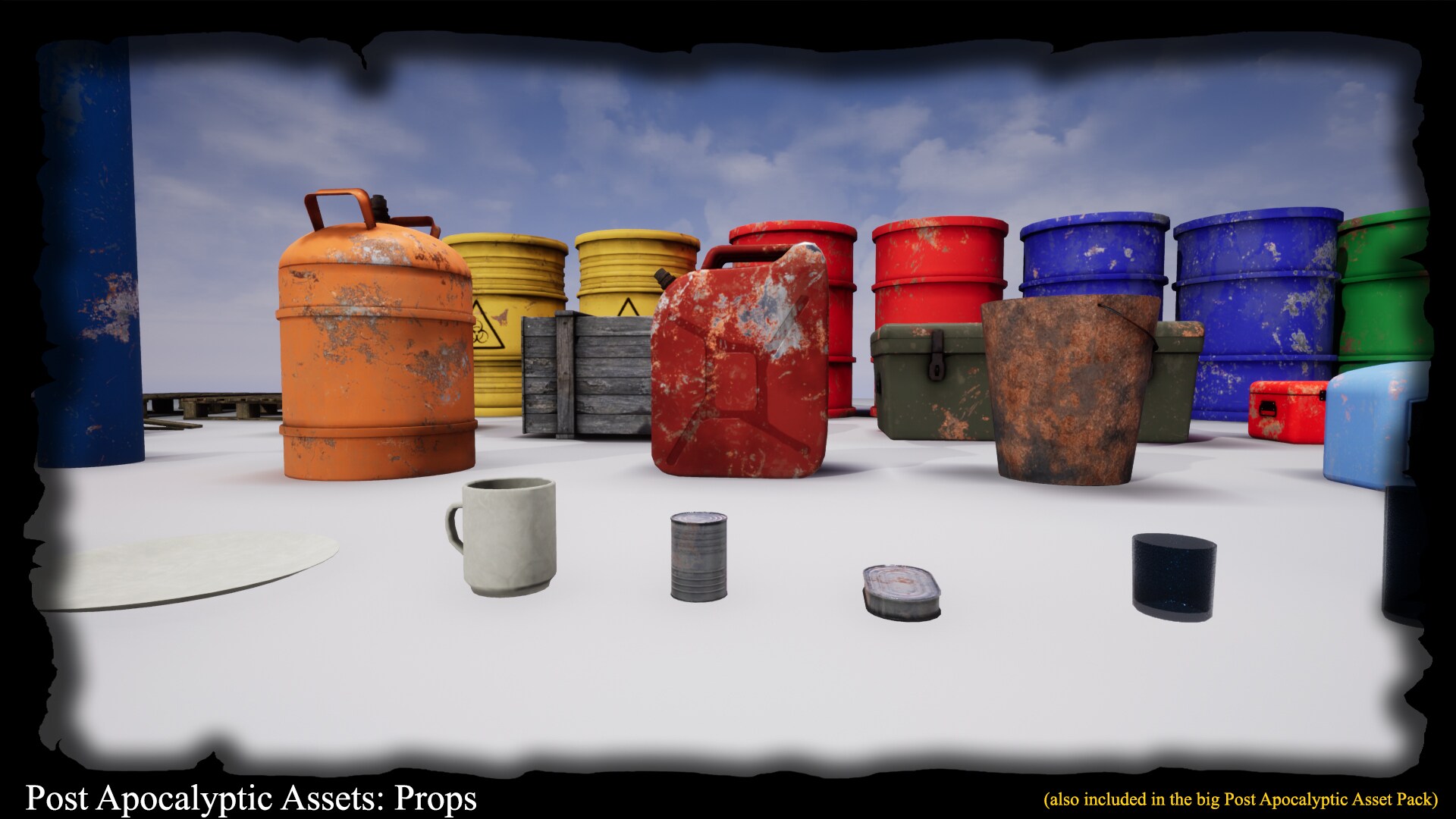 Post Apocalyptic Assets: Props in Props - UE Marketplace