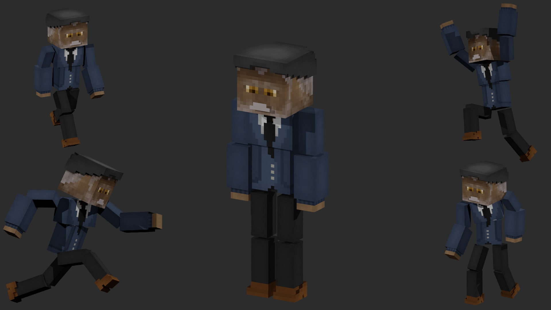 Low Poly Block Stylized Character in Characters - UE Marketplace