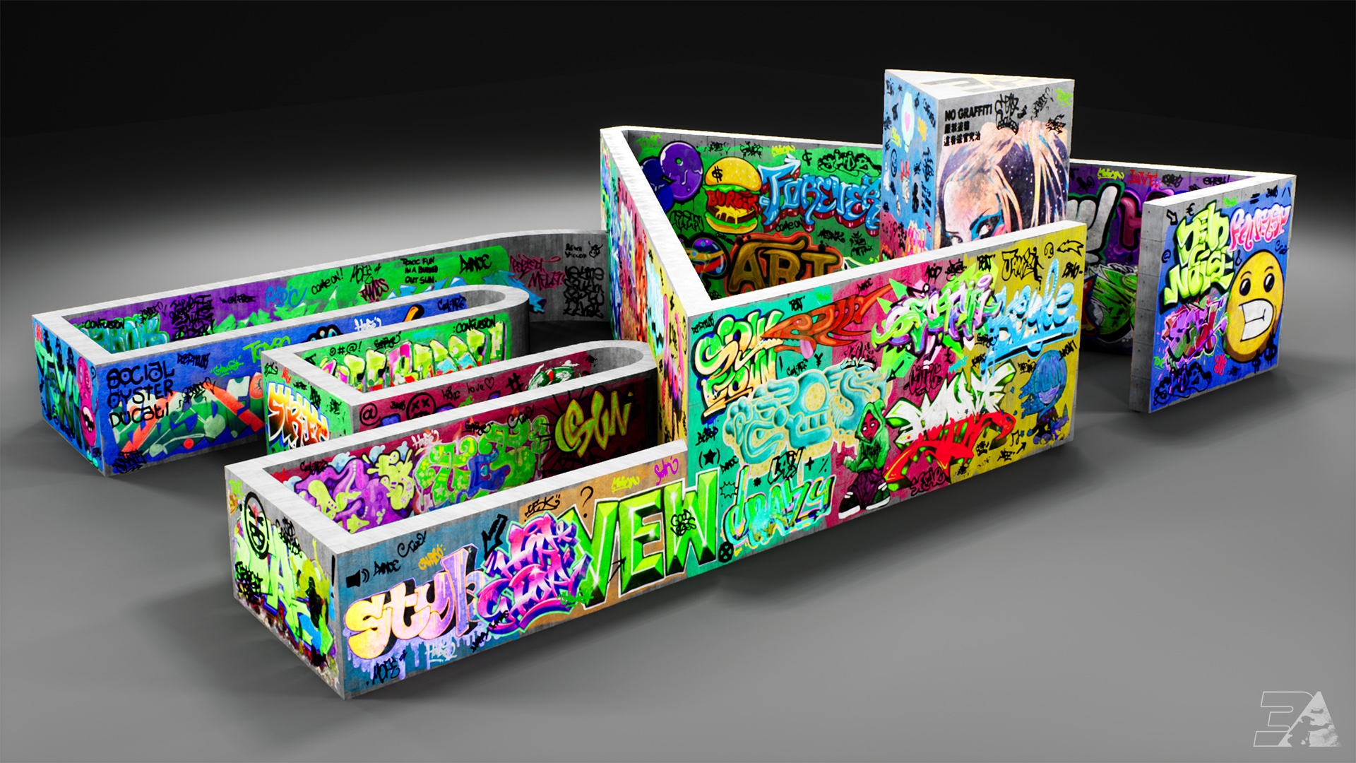 Graffiti Maker In Materials Ue Marketplace